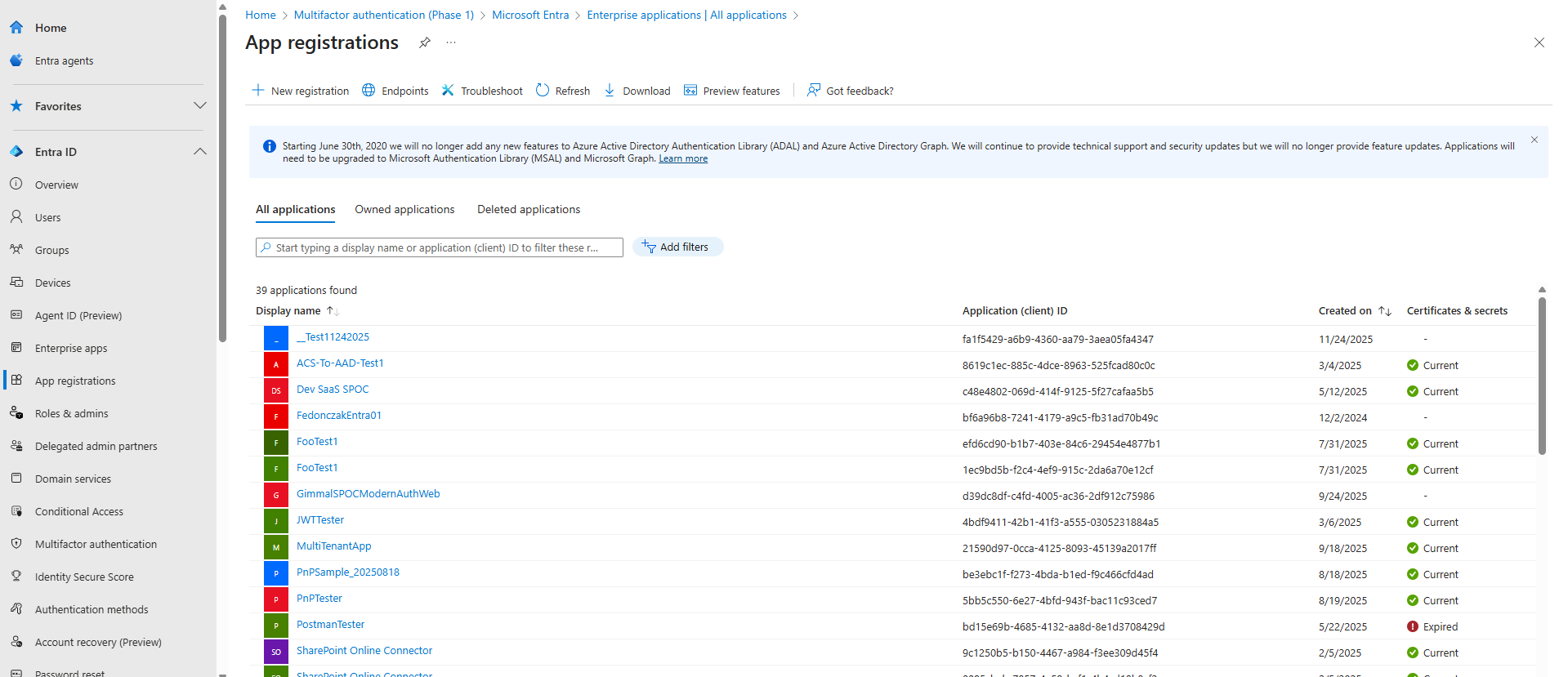 Preparing for Modern Authentication in SPOC